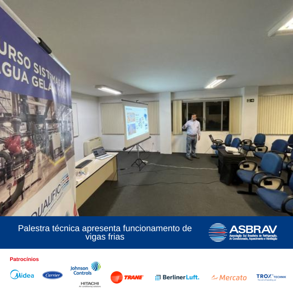 Palestra técnica apresenta funcionamento de vigas frias – Asbrav ...